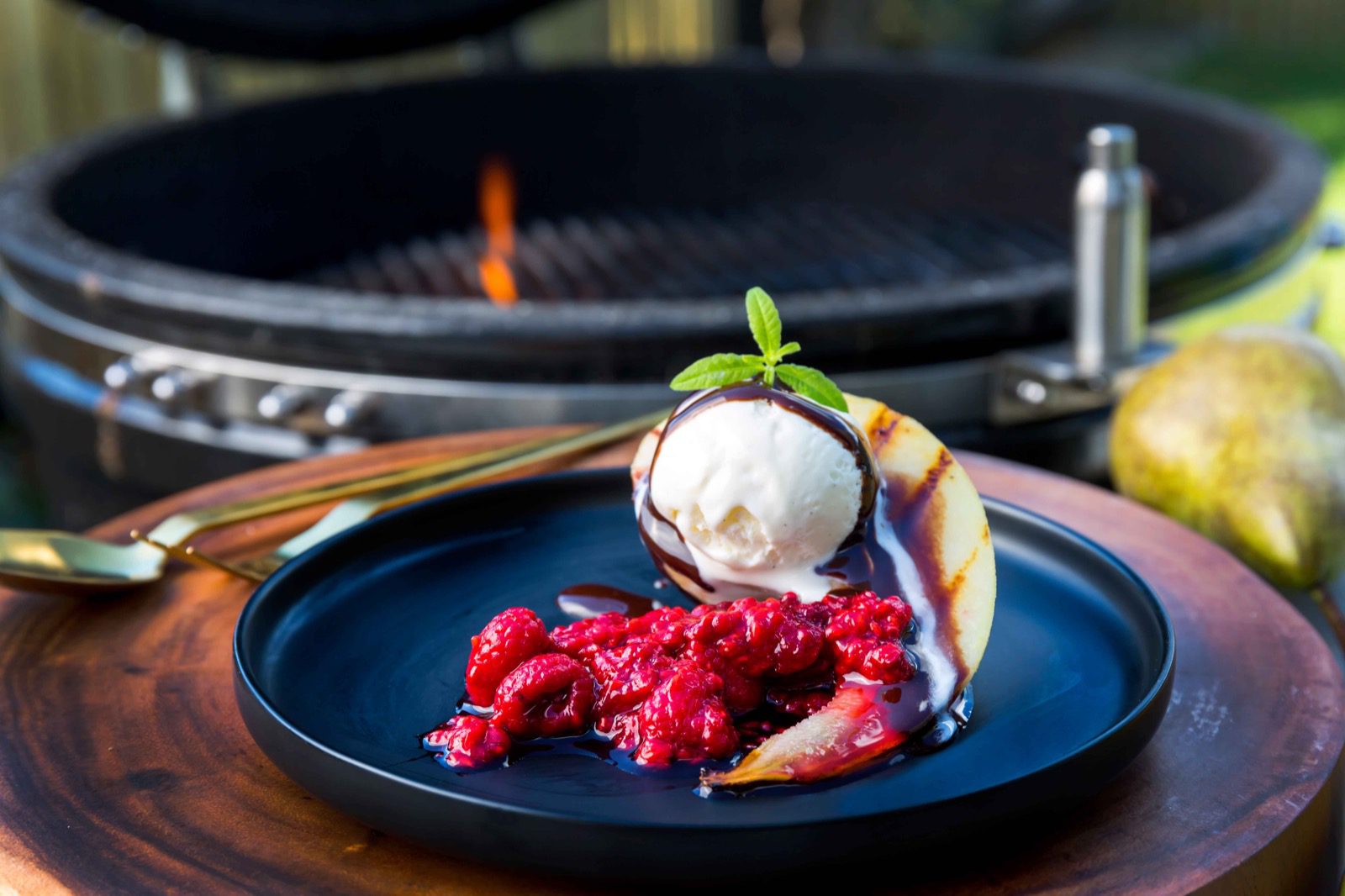 Grillad Peach Melba › Bong Touch of Taste SE