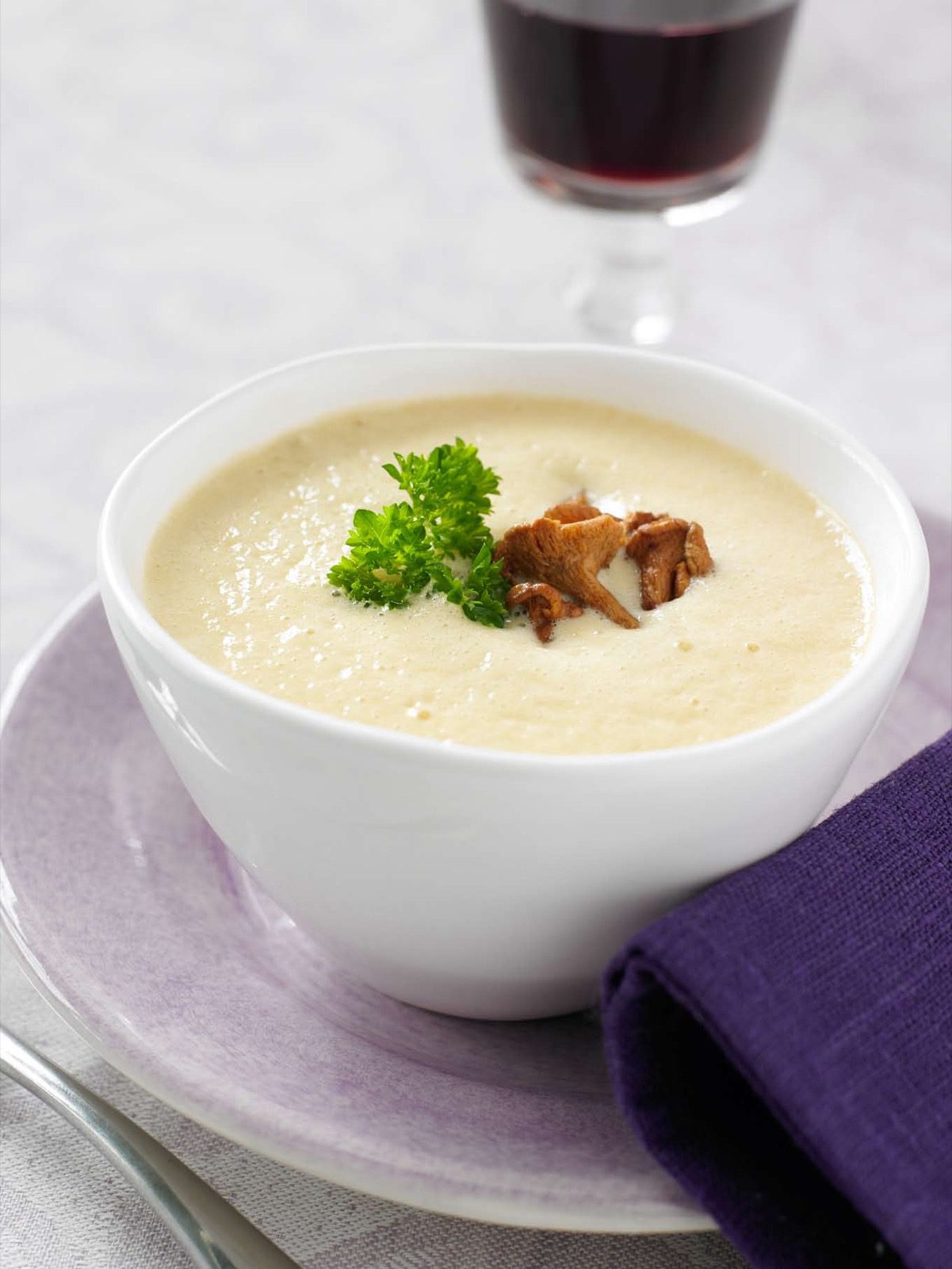 Kantarell och jordärtskocksoppa › Bong Touch of Taste SE