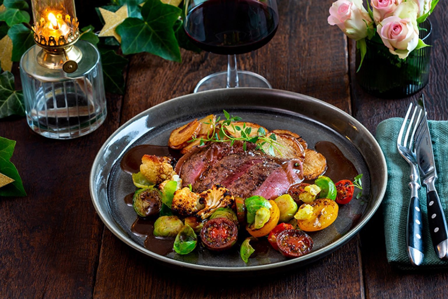 Hjortytterfilé med rödvinssky › Bong Touch of Taste SE