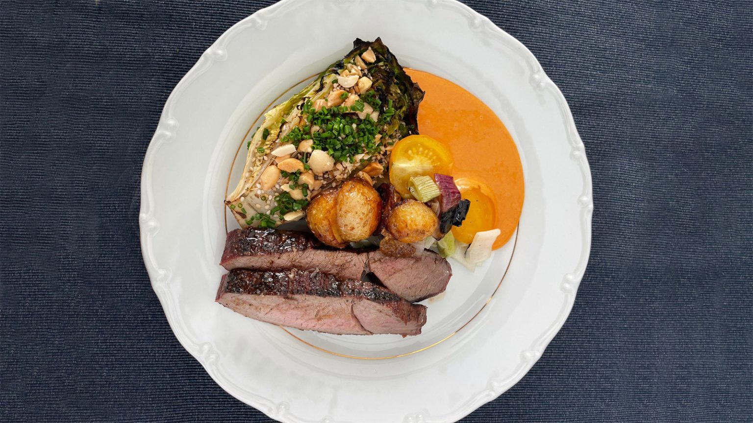 Marinerad och grillad flankstek med Chimichurri › Bong Touch of Taste SE